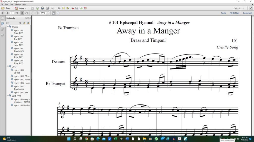 Away in a Manger – CuthbertPraise
