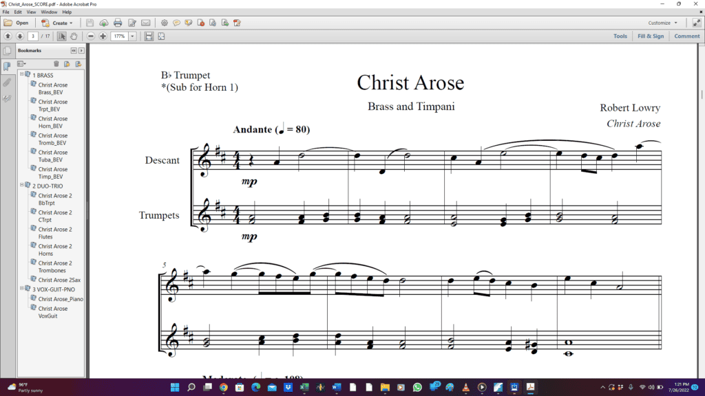 Christ Arose – CuthbertPraise