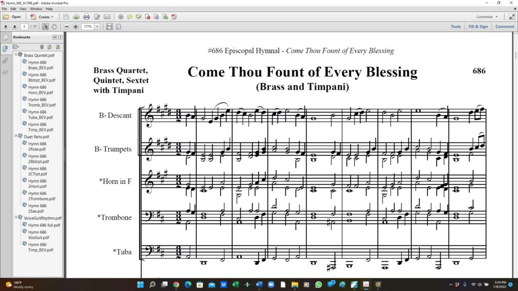 Come Thou Fount of Every Blessing – CuthbertPraise