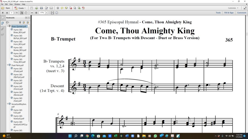 Come Thou Almighty King – Moscow – CuthbertPraise