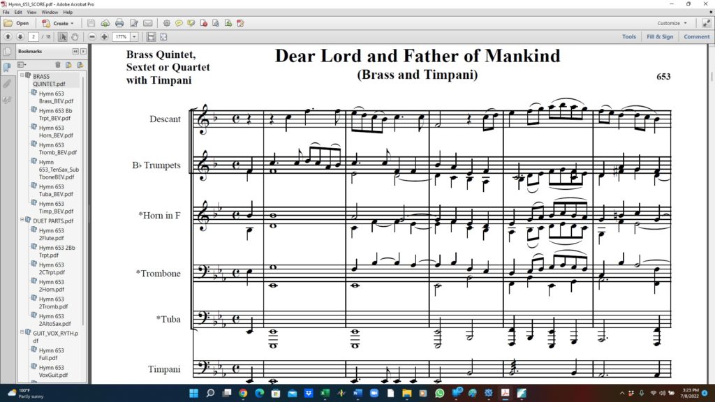 Dear Lord and Father of Mankind – CuthbertPraise